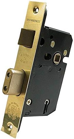 Securefast BS 5 Lever Mortice Sashlock Polished Brass 67mm : Amazon.co ...