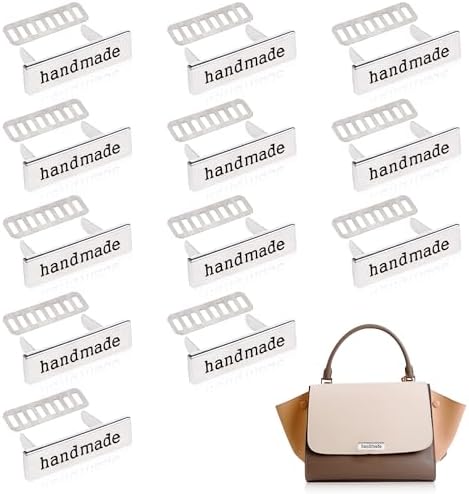 Amazon.com: TXIN 12 Pieces Handmade Metal Labels with Shim Rectangle ...