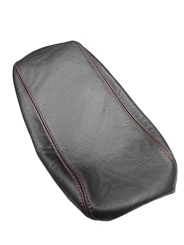 Amazon.com: Replacement Genuine Leather Console Armrest Cover In Red ...