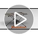 Amazon.com: ESOTAB ECOeshiner Solar Folding Table 28W, Camping Table ...