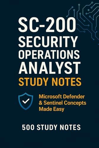 SC-200 Security Operations Analyst Study Notes: Microsoft Defender ...