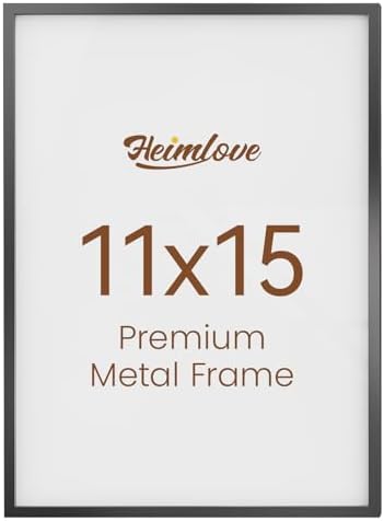 Amazon.com - Heimlove 11x15 Metal Picture Frame,Black Aluminum Photo ...