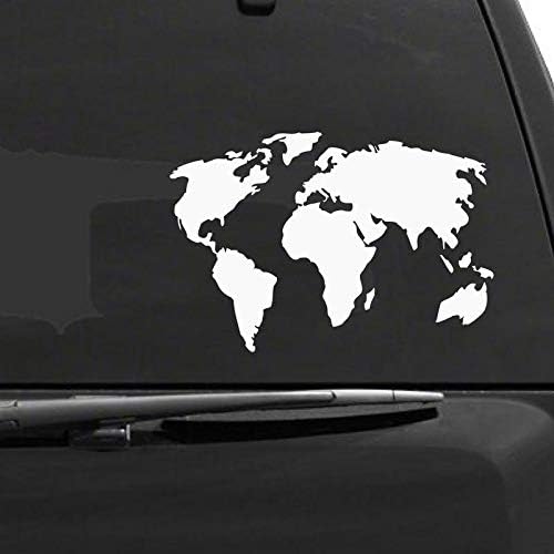 ARWY car Sticker World Map Car Decal for Windows,Bumper,Hood car ...