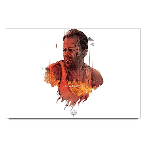 Zanky Die hard fan Art 12x18 inches Matte poster-ZYPS003600 : Amazon.in ...