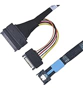 Amazon.com: LetLinkSo PCIe 5.0 MCIO x4 to EDSFF 1C Cable for E1.S E1.L ...