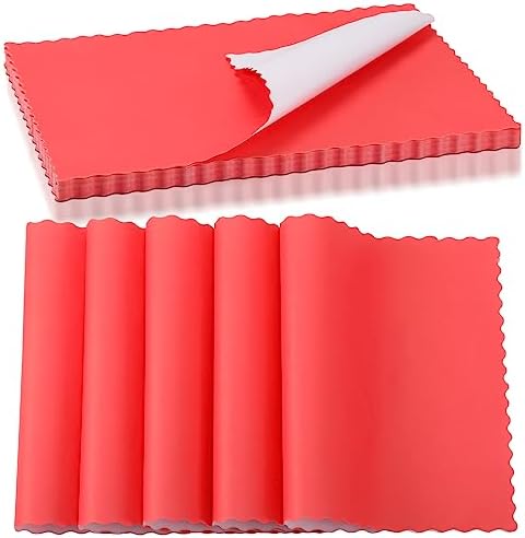 Amazon.com: 100 Pack Disposable Scalloped Kraft Paper Placemats for ...