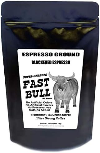 Amazon.com : Fast Bull Ultra Strongest Coffee Espresso Ground Coffee ...