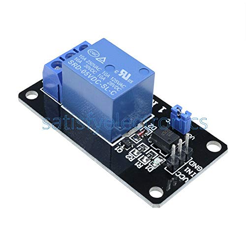 Relays 5V One 1 Channel Isolated Relay Module Optocoupler for Arduino ...