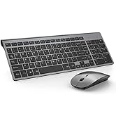 Amazon.com: Wireless Keyboard and Mouse Combo, Gamcatz 2.4G Ultra Thin ...
