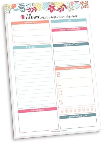 bloom daily planners Daily Planning System Tear Off to-Do Pad - 6" x 9 ...