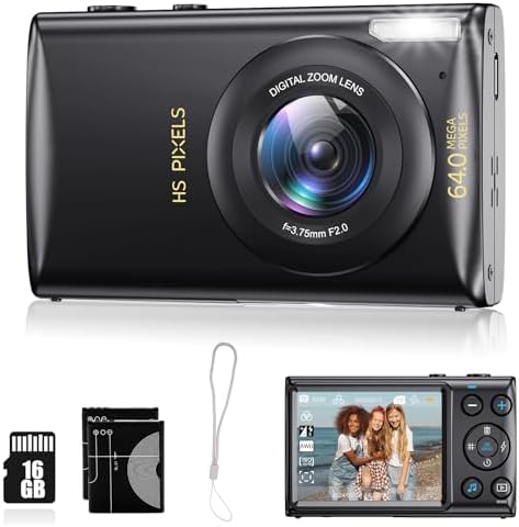 Amazon.com : 4K Digital Camera for Beginners, Vlogging Camera for ...