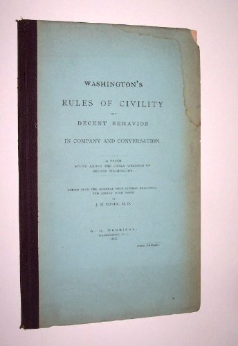 Amazon.com: Washington's rules of civility and decent behavior in ...