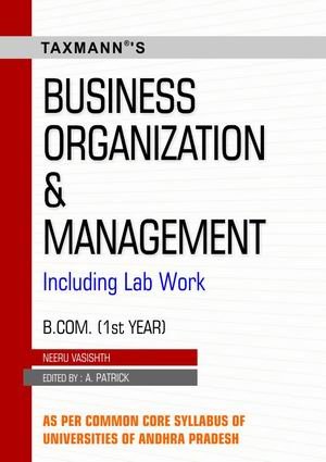 Buy Business Organization and Management (B.Com - Ist Year): B.Com 1st ...