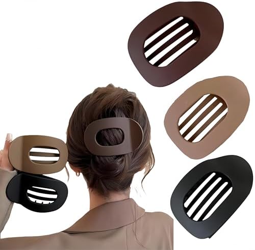 Amazon.com : Simple Elegant Duckbill Hair Clip for Women Girls – Non ...
