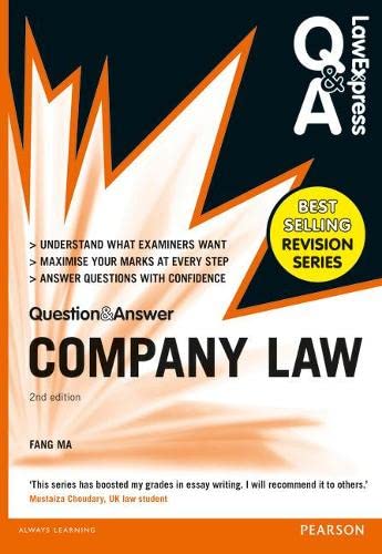 Law Express Q&A Company Law 2nd Edition: 9781292067308: Amazon.com: Books