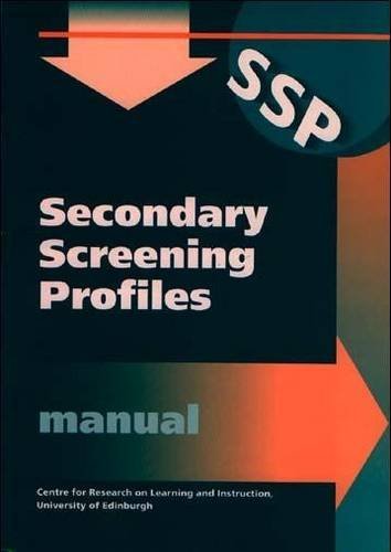 Secondary Screening Profiles: University Of Edinburgh Centre for ...