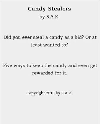 Candy Stealers eBook : S.A.K.: Amazon.in: Books