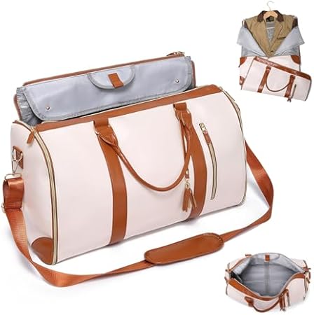 Amazon.com | Travel Bag, 40 L Garment Duffel Bag Backpack, Foldable ...