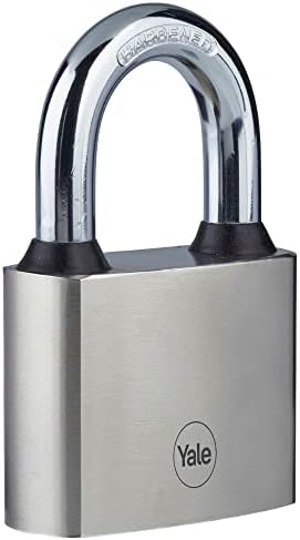 Yale - Y112/50/128/1 Iron Disc Padlock 50mm - Nickel Plated - Hardened ...