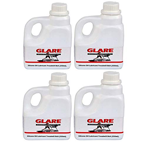 Glare Silicone Oil Lubricant for Treadmill Belt 250ml Pack of Four ...
