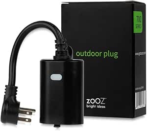 Zooz 700 Series Z-Wave Plus Outdoor Single Plug ZEN05 | Hub Required ...
