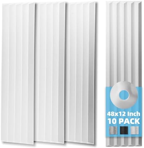 Amazon.com: Art3d 10-Pack Peel and Stick Acoustic Panels with Acrylic ...