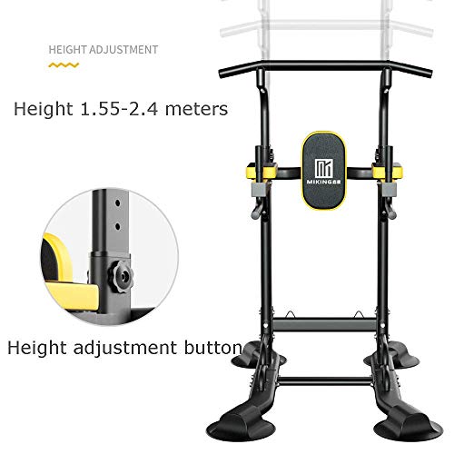WZB Folding Power Tower Immersion Station Adjustable Height for Raising ...