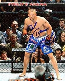 Amazon.com: Chuck Liddell "Iceman" Autographed 8x10 Photo - Autographed ...