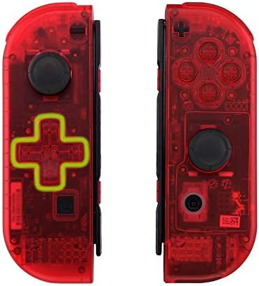 eXtremeRate Transparent Clear Joy con Handheld Controller Housing (D ...