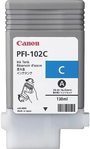 Amazon.com: Canon Lucia PFI-102 C - Cyan - Original - Ink Tank - for ...