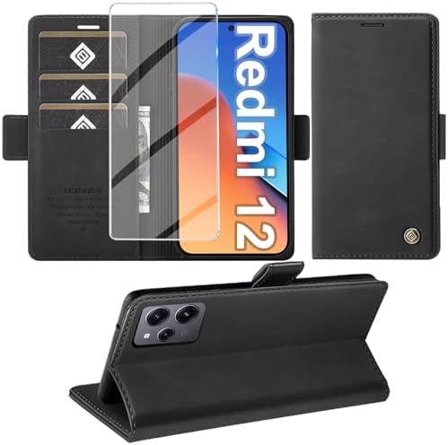 Giyer Mobile Phone Case for Xiaomi Redmi 12 5G Case with Screen ...