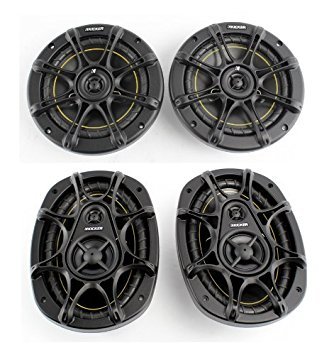 2) Kicker DS60 6. 5" 200 Watt 2-Way +2) Kicker DS693 6x9" 280W 3-Way ...