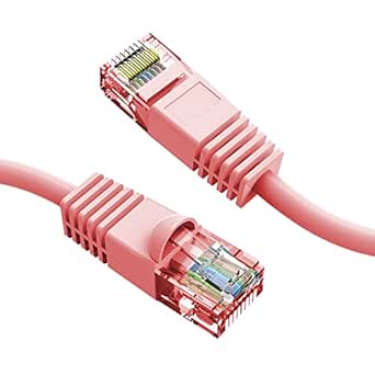 Cable Central LLC (5 Pack Cat5e Pink Copper Ethernet Patch Cable ...