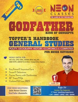 Neon Godfather General Studies Topper's Handbooks (2023-24) : Neon ...
