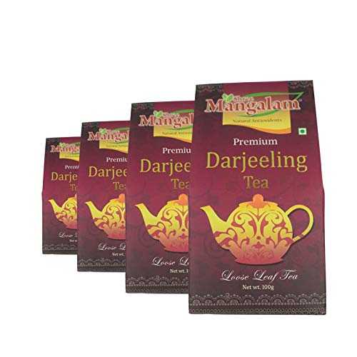 Shree Mangalam Darjeeling Leaf Tea | Pack of 4 | 7% : Amazon.in ...