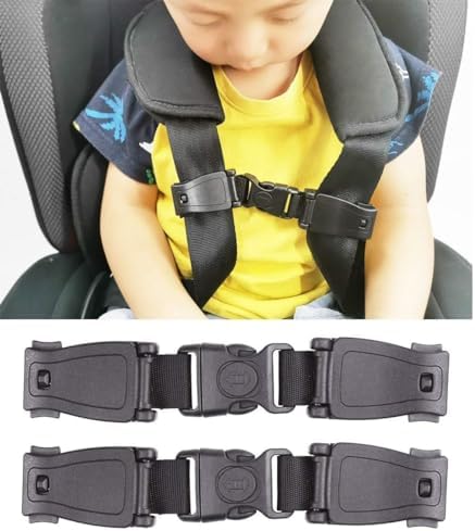 2 Pack Baby Car Safety Seat Strap Clip, Chest Harness Clip Anti-Slip ...