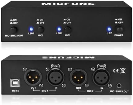 Amazon.com: Neewer 1-Channel 48V Phantom Power Supply with Adapter ...