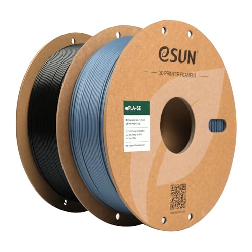 ESUN (BOGO) Basic PLA 2 pack (2kg) + Black High Speed PLA (1kg) - from $22.98 at amazon.com
