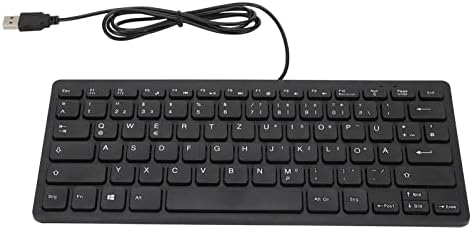 78 Key Ultra Slim Language Keyboard, German/Russian/French English ...