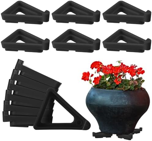 Meng Jiaran 28 Pcs Plant Pot Toes, Plant Pot Feet Triangle Breathable ...