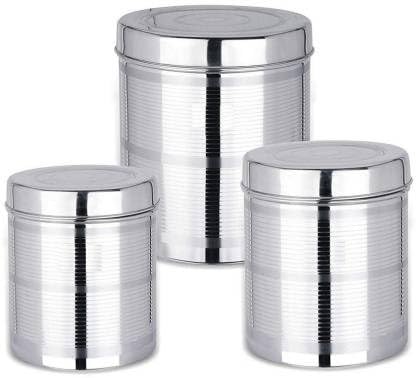 Buy GIFFERMAN Steel Container Set for Kitchen | Stainless-Steel Kitchen ...