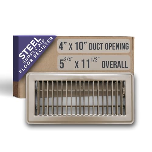 Snapklik.com : Handua 4 X 10 Duct Opening Size Floor Register