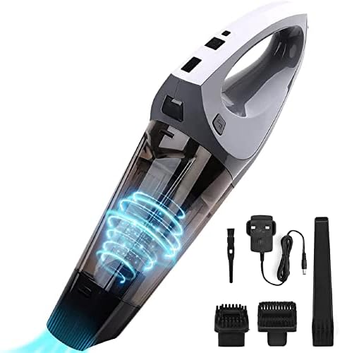 HAPPTWS Portable Cordless Handheld Vacuum Cleaner: Small Rechargeable ...