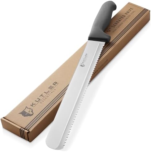 Amazon.com: Humbee 12 Inch Serrated Bread Knife, Premium Stainless ...
