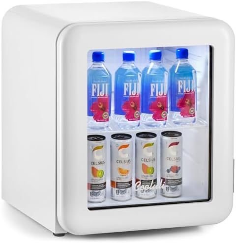 Amazon.com: Cooluli Decor 1.7 cu ft Compact Mini Fridge with Glass Door ...