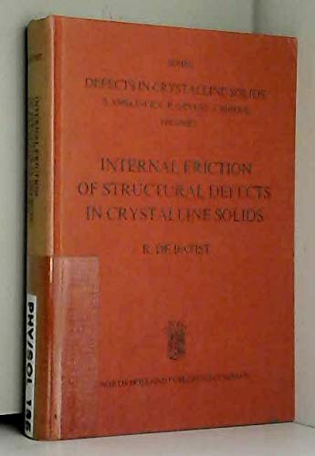 Internal Friction of Structural Defects in Crystalline Solids ...