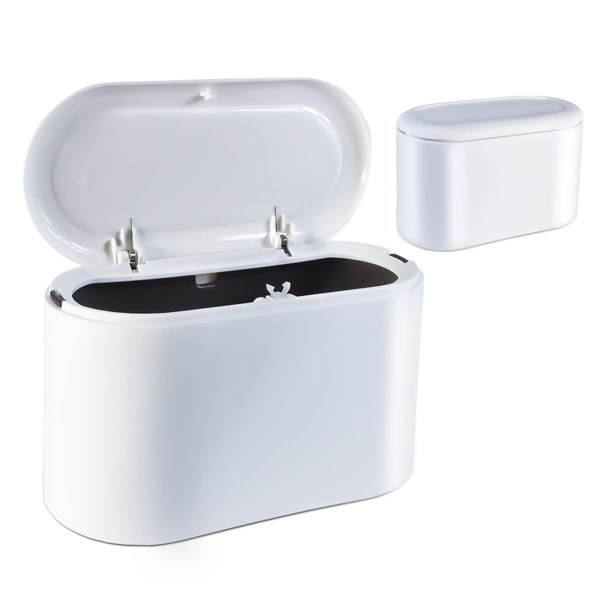 Amazon.com: MICMXMO Mini Desktop Trash Can with Lid, 7.9 Gallon ...