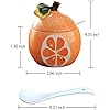 Amazon.com | KEMAXI Ceramics Fruit Shaped Sugar Bowl Salt Pot Pepper ...