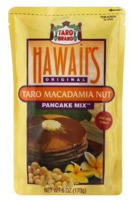 Amazon.com : Hawaii's Original Taro Pancake Mix 6 Oz. Taro Macadamia ...