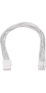 Amazon.co.jp: アイネックス(AINEX) EPS12V用電源延長スリーブケーブル 30cm ホワイト PX-004V-WH : パソコン・周辺機器